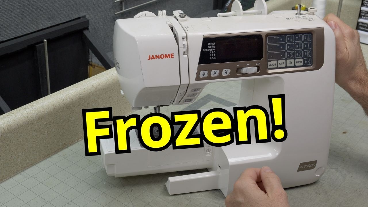 Can I Free up This Extremely Stuck Janome Sewing Machine?