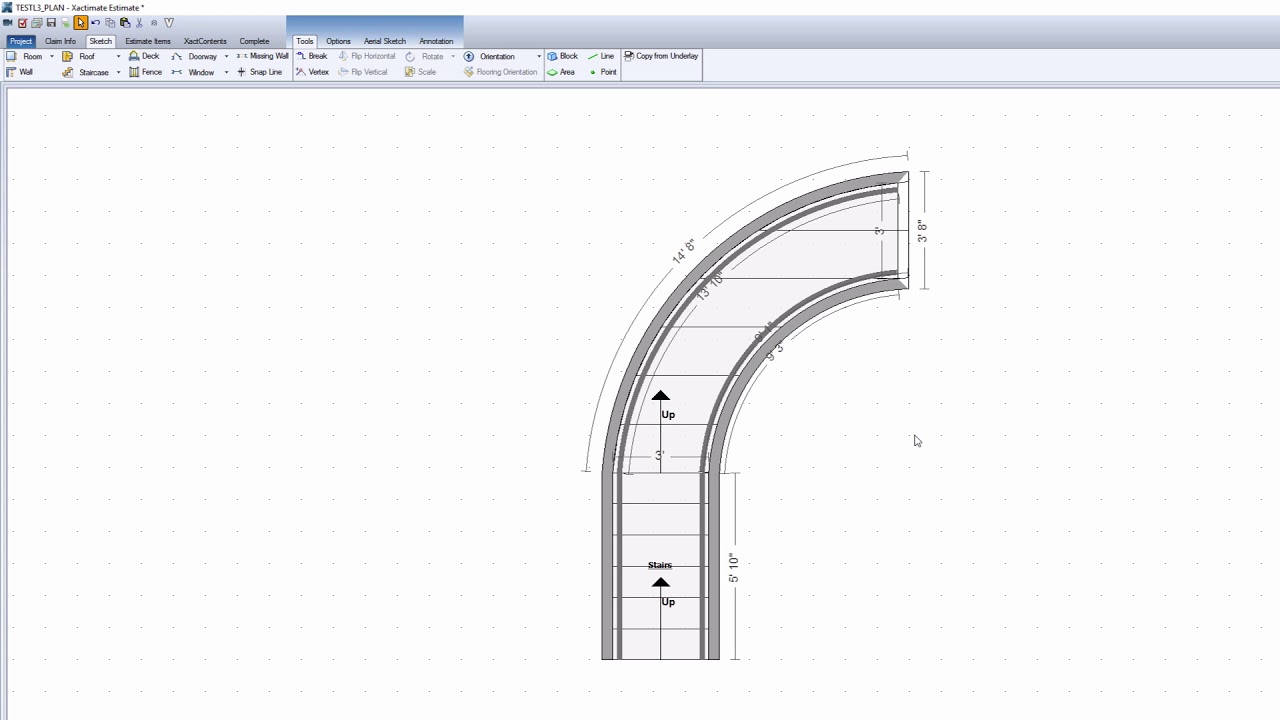 Xactimate Xpert Tips: Making Curved Stairs
