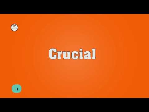 Crucial Pronunciation & Meaning @meaningswithpartsofspeech3764