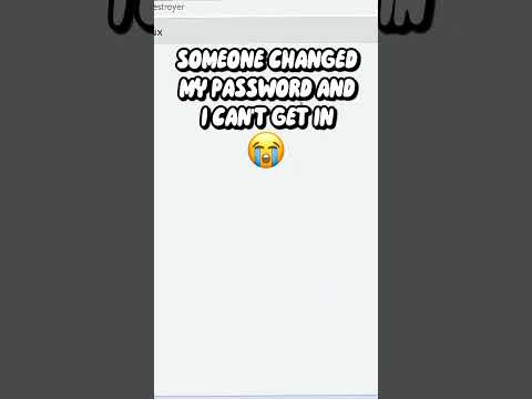 MY ROBLOX ACCOUNT GOT HACKED 😭 #shorts