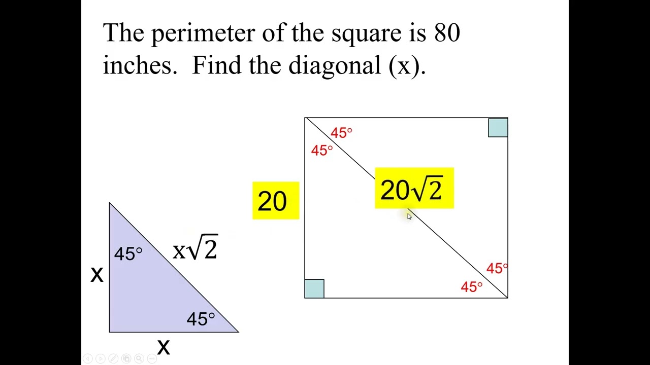 2020 21 Right Triangle PPT Review Video