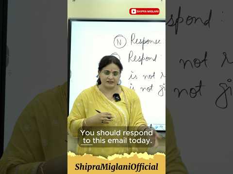 Response vs Respond | Difference & Translation | Spoken English #vocabulary #english #shorts #ias