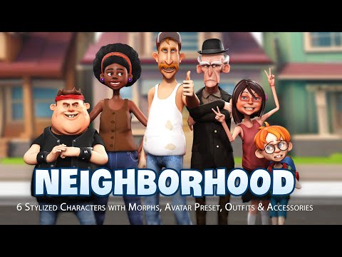 Neighborhood - Nadine - Character Creator/Actor - Reallusion Content Store
