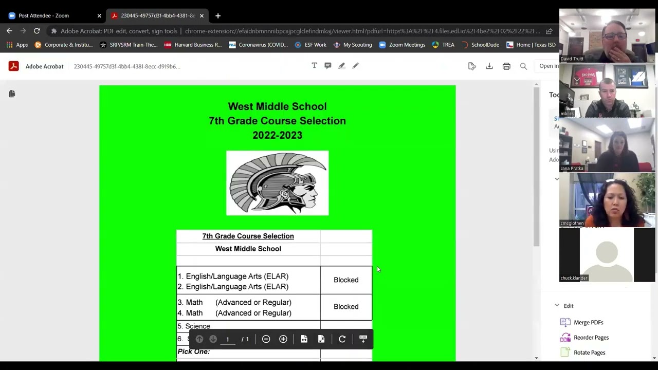 2022-2023 Grades 6-8 Course Selection Information, February 22, 2022