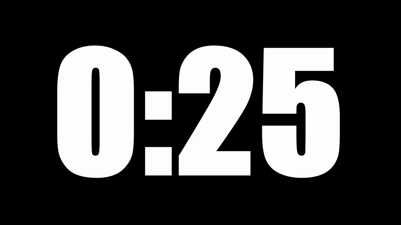 25 SECOND TIMER | LOUD ALARM ⏰