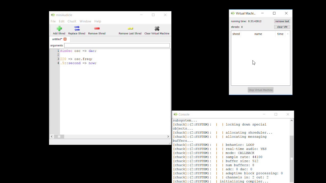 First ChucK Project (Audio Programming) Tutorial