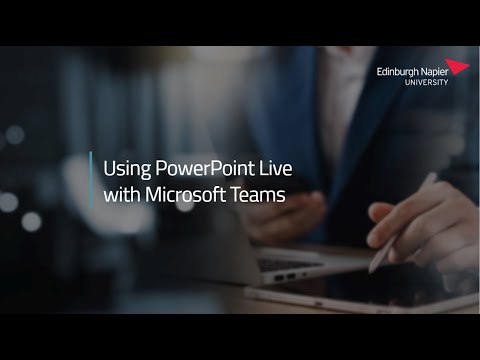 Using PowerPoint Live with Microsoft Teams