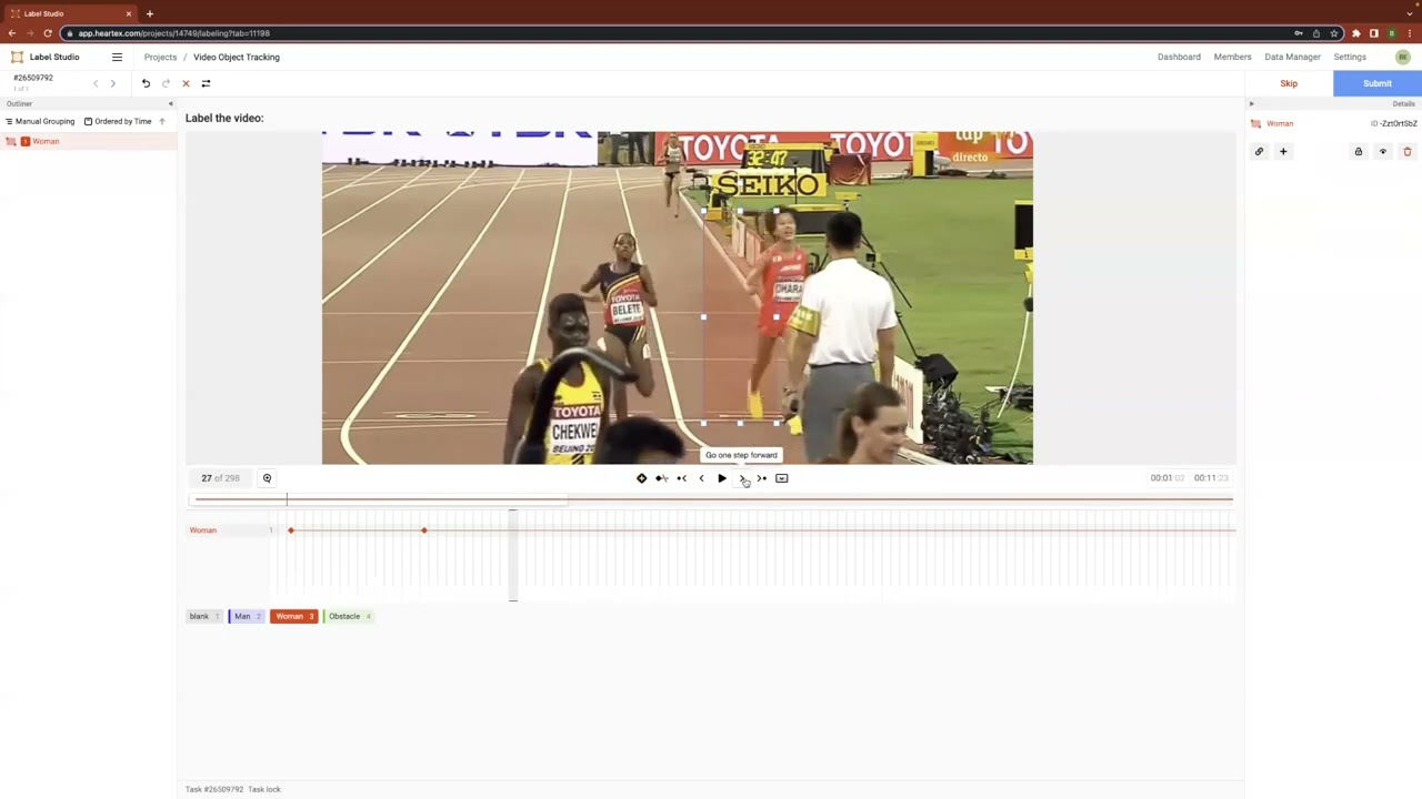 Video Object Tracking Annotation Demo