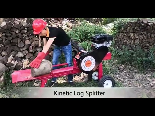 6.5HP 22TON GASOLINE KINETIC FAST LOG SPLITTER - RELYARD | Outdoor ...