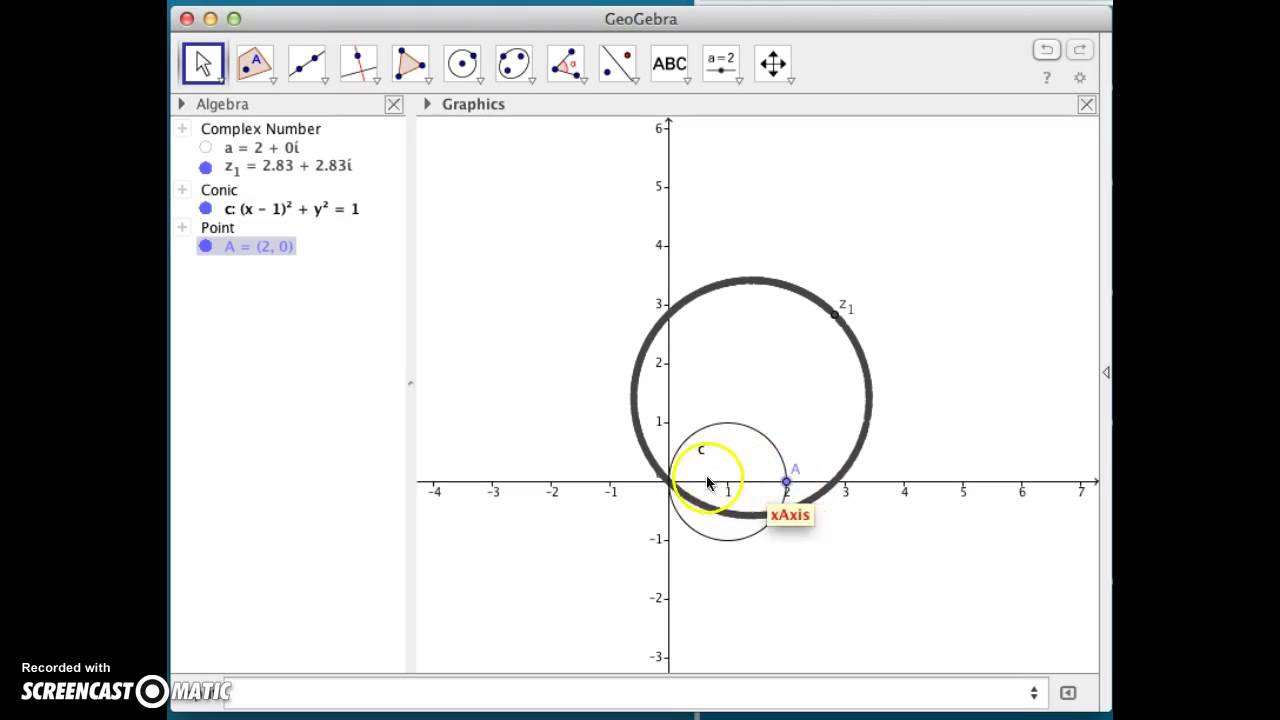 Complex Maps with GeoGebra