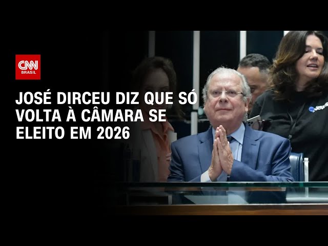 José Dirceu diz a aliados que só volta à Câmara se eleito deputado em ...