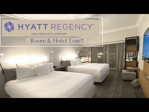 Orlando Airport Hotel!! ✈️ | Hyatt Regency Orlando International Tour & Review!
