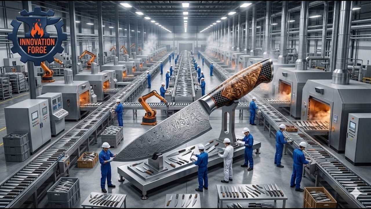 Inside an Obsidian Knife Factory | Full Process