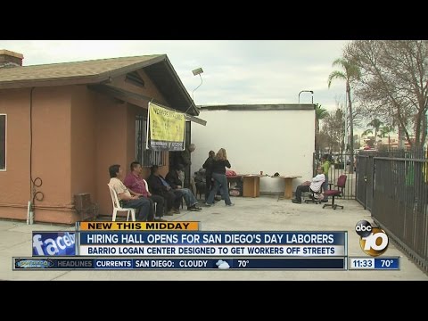 Hiring Hall opens for San Diego Day Laborers