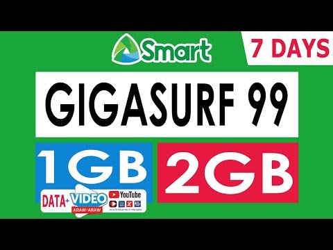 How to register Smart Gigasurf 99 - 2GB+1GB Data for 7 days
