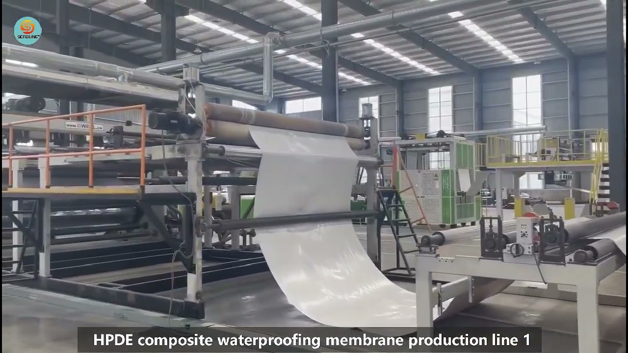 SCFeiling HDPE Self-adhesive Waterproofing Membrane Manufactured Automated on Production Lines