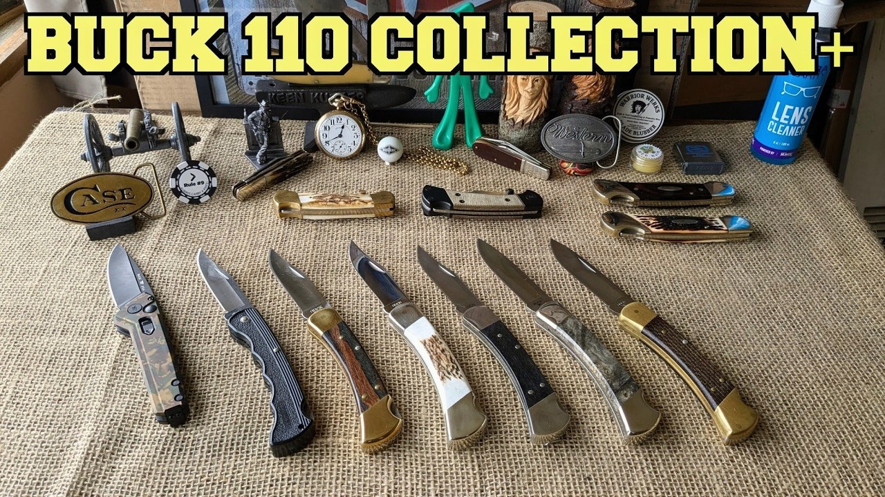2026 Buck 110 Slim Heritage Elite (Nickel Silver) #0110BRS20-B #USA #EDC #Knife #Collection #Video 