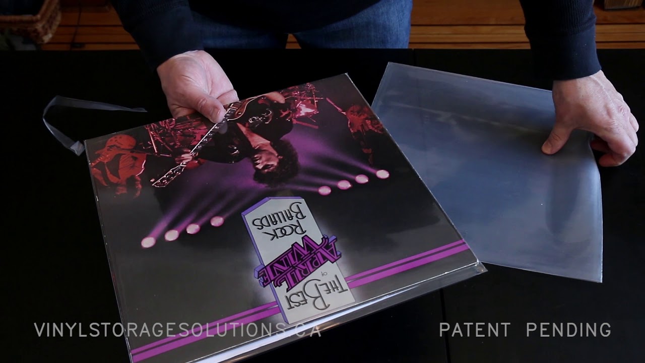 Dual pocket vinyl record outer sleeves