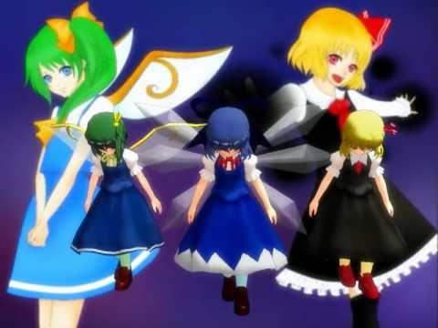 【東方MMD】70 Touhou characters Bad Apple!! FULL Dance