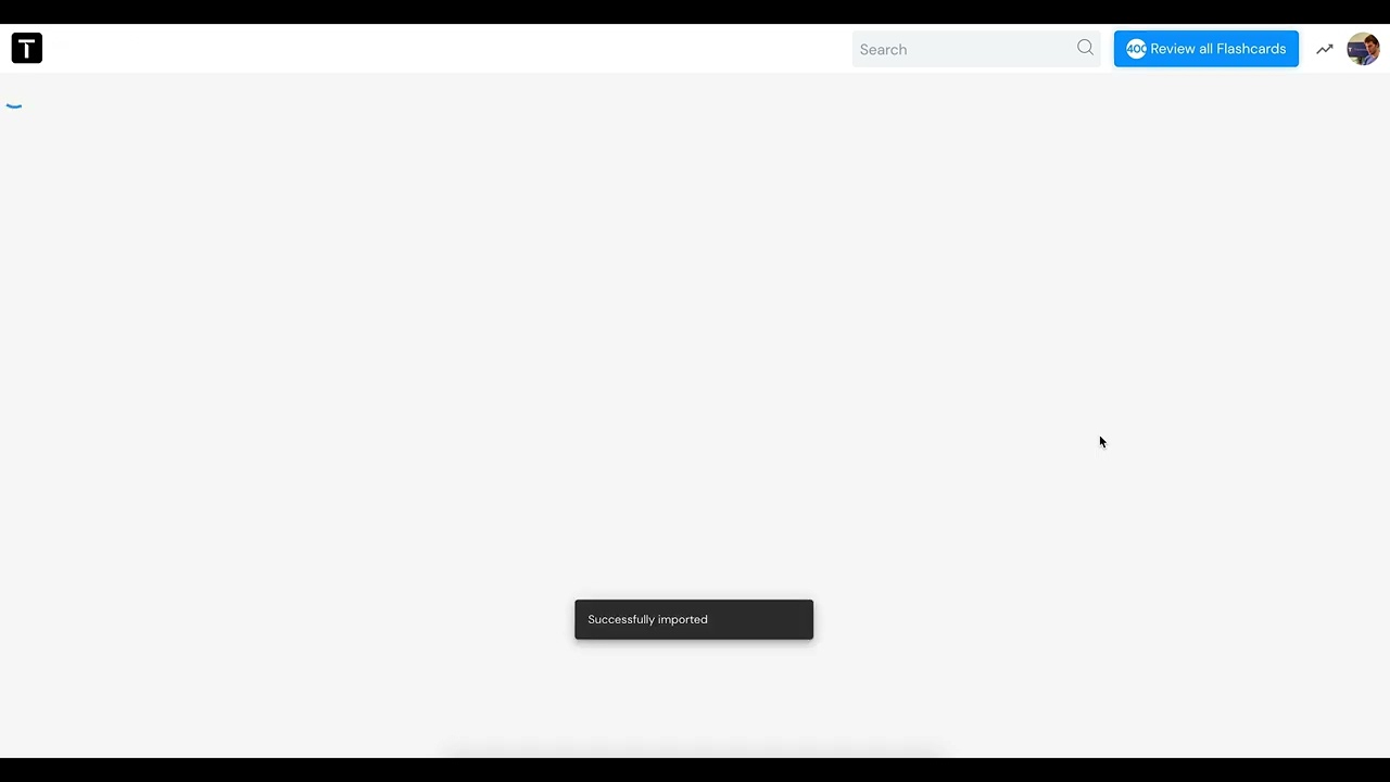 Import an Anki deck into Traverse
