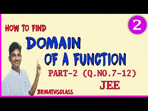 HOW TO FIND DOMAIN OF A FUNCTION || WHAT IS DOMAIN OF A FUNCTION || DOMAIN OF A FUNCTION