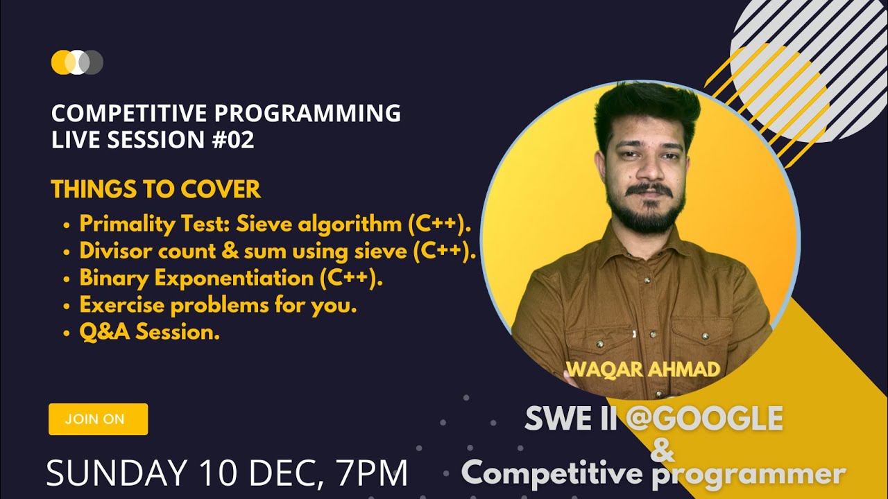 Live Session #02 | Competitive Programming | CodeNCode