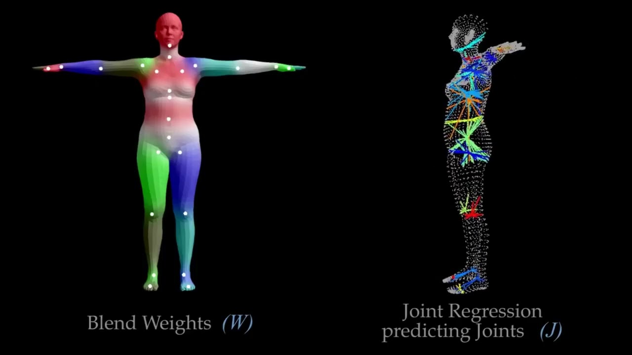 SMPL: A Skinned Multi Person Linear Model SIGGRAPH Asia (2015)