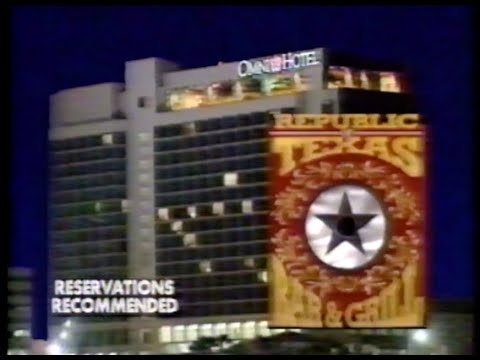 KZTV10 CBS Republic of Texas Bar & Grill Commercial Package 1997