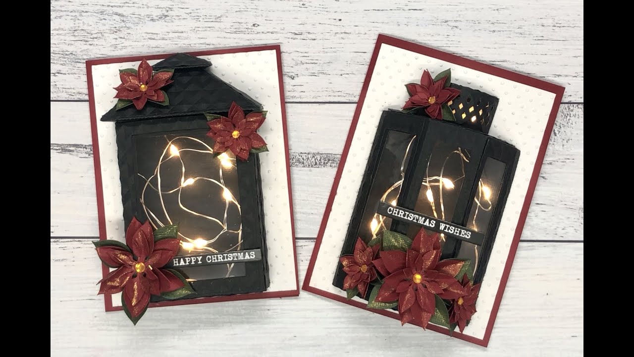 Assembly Tutorial for the 3D Box Lantern & the 3D Hexagon Lantern that can go on cards