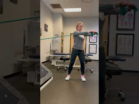 Paloff with rotation for rotational strength