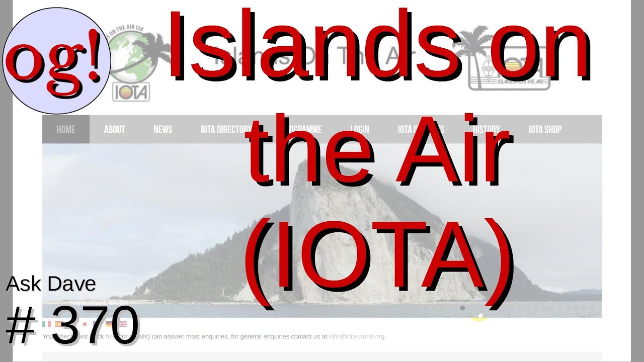Islands on the Air (IOTA), Another Operating Activity (#370)