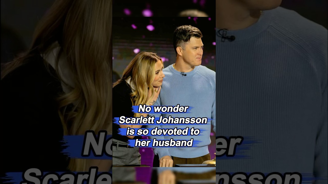 No wonder Scarlett Johansson is so loyal to her husband #ScarlettJohansson #ColinJost#foryou #usa