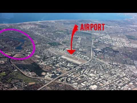 Watch us fly into John Wayne / Santa Ana Airport