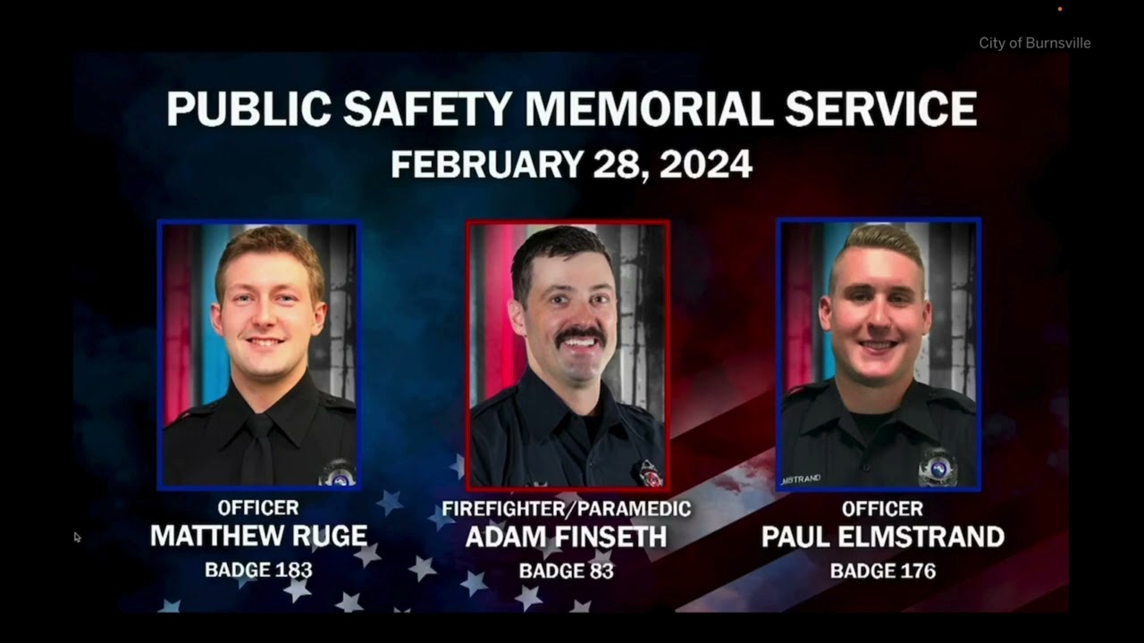 Final Call during memorial service for Burnsville first responders