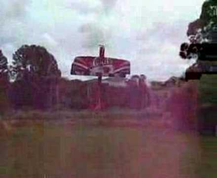 RC Universe Bipe... backyard flying