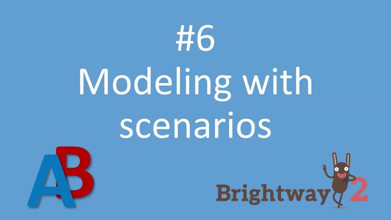 06   Modeling with Scenarios