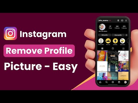 How to Remove Profile Picture on Instagram !