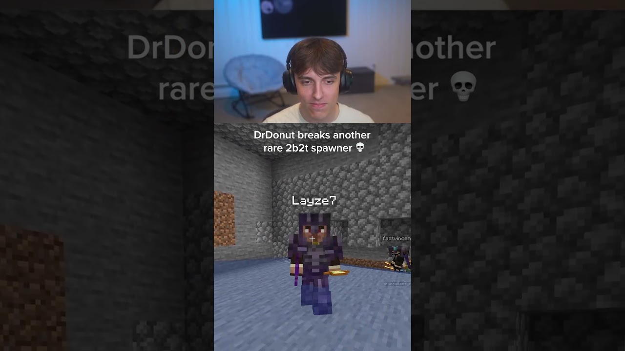 DrDonut breaks 2b2t spawner close to spawn
