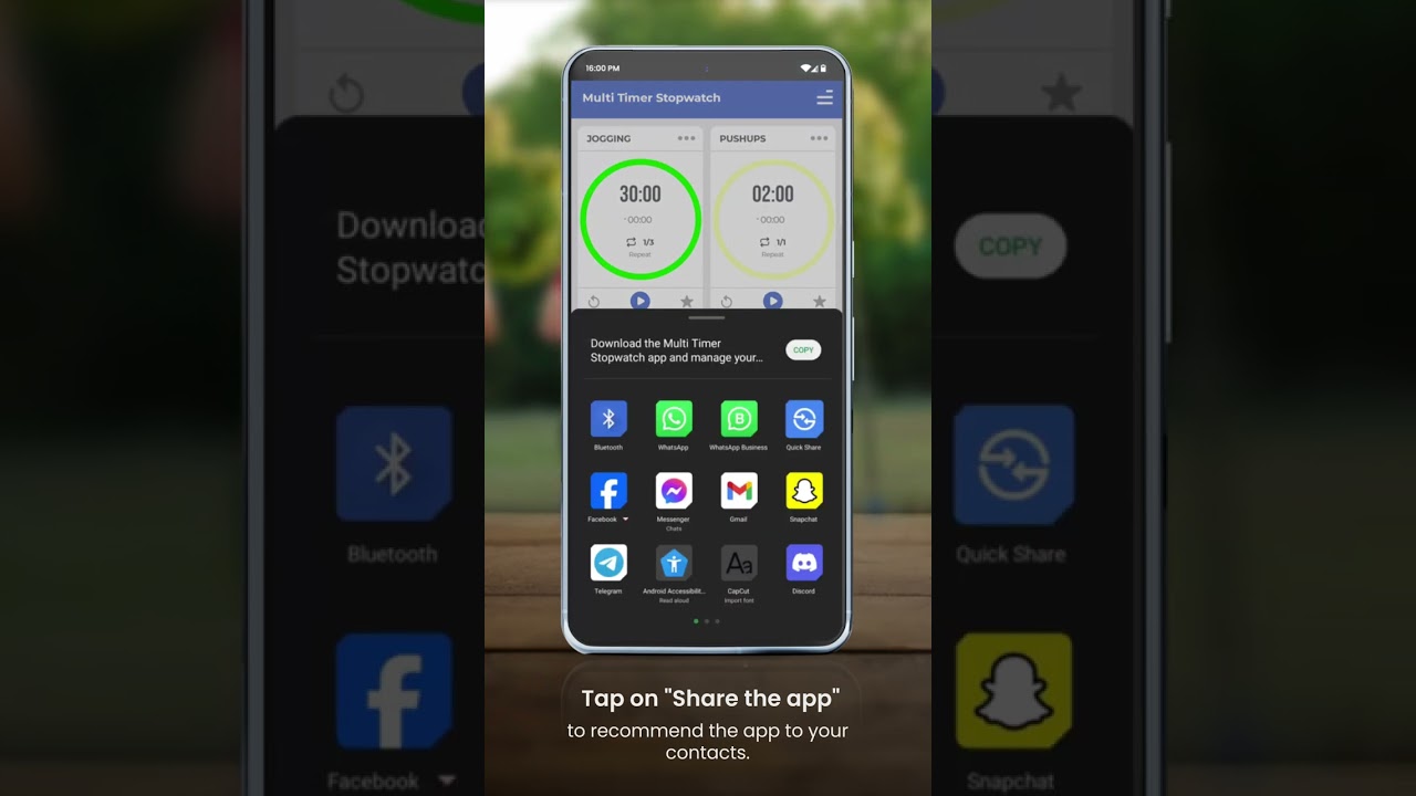 Multi Timer Stopwatch App - Permissions and Settings