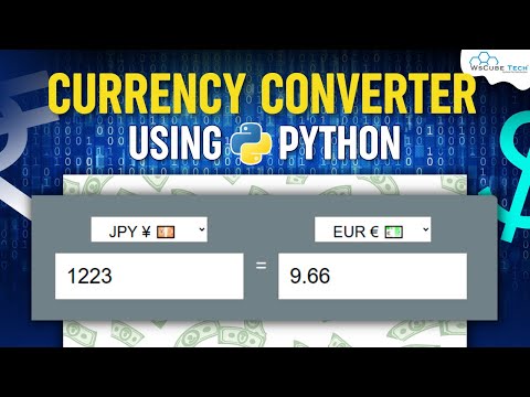 How to Create Currency Converter App using Python GUI🔥