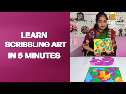 LEARN SCRIBBLING ART IN 5 MINUTES | ENGLISH