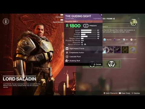 Destiny 2 Get to Return Iron Banner for Enlightened Action Guiding Light