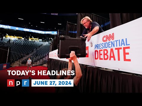 CNN Hosts Historic Debate Between Trump, Biden Tonight | NPR News Now