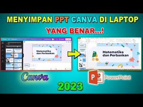 Cara Menyimpan PPT Canva di Laptop 2023