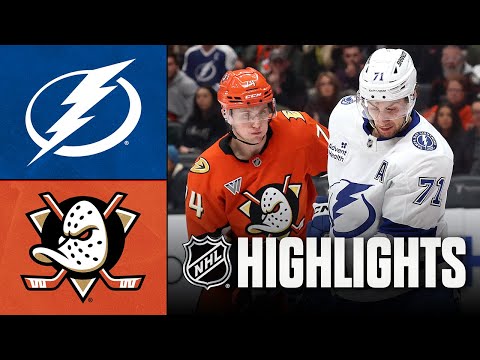 Ducks rally before falling to Tampa Bay Lightning in overtime - Los ...