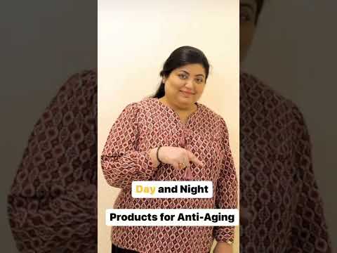 Best day and night anti-aging products to make your skin look crystal clear and hydrating | #shorts