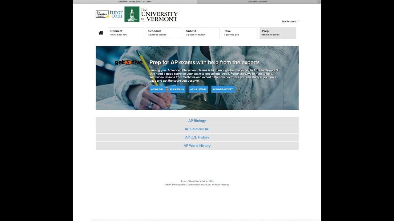 UVM UB - TUTOR.COM 101