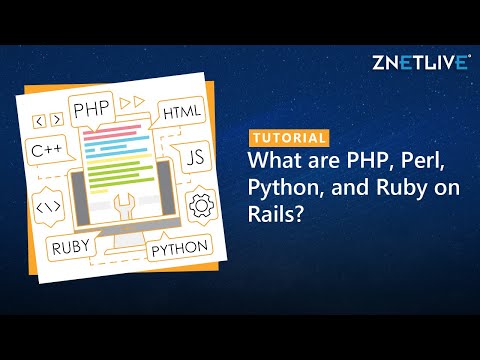 What are PHP, Perl, Python, and Ruby on Rails?