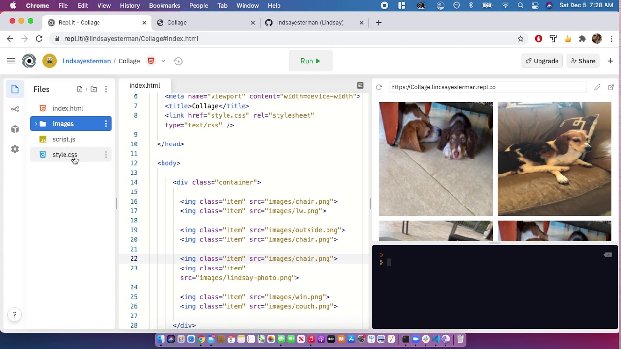 Responsive Design and GitHub