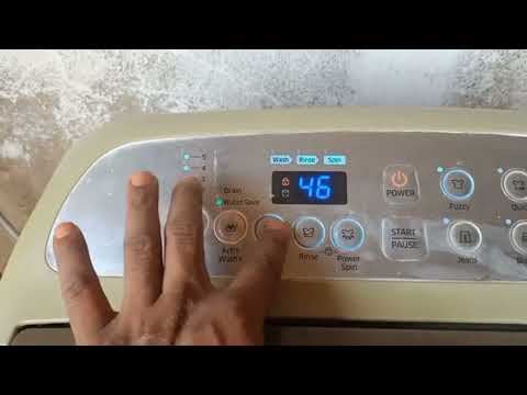 Samsung washing machine system lock and unlock//CL error code